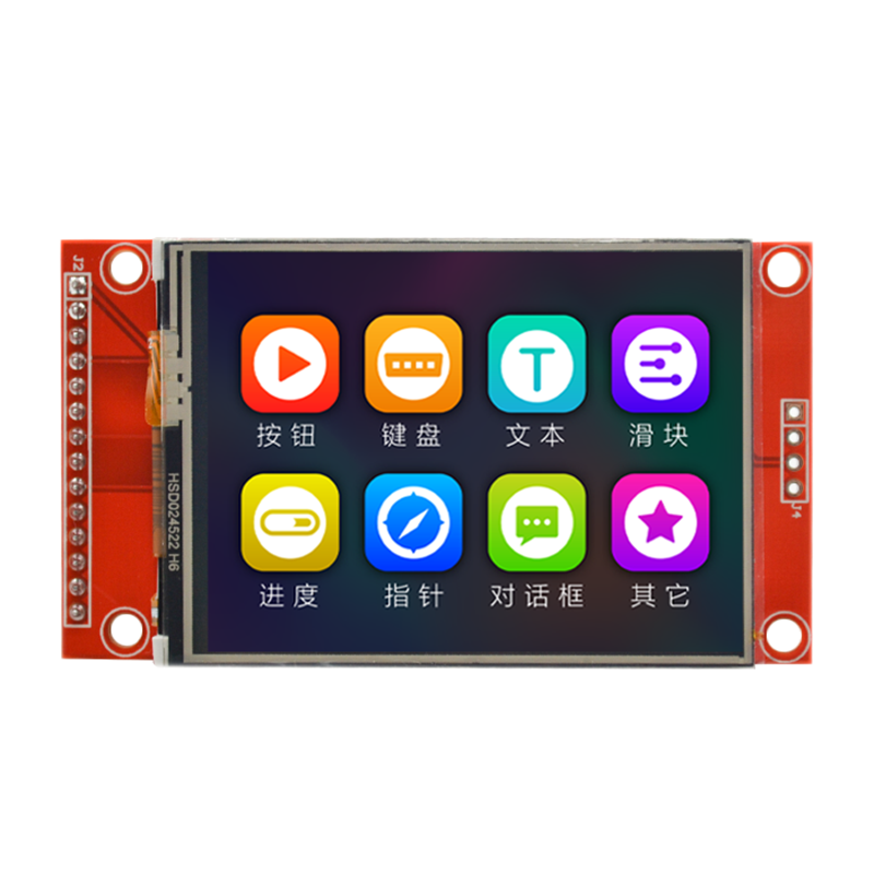 Resistive Touch SPI Tft Lcd Module Display ILI9341 2.4 Inch Tft Lcd ...
