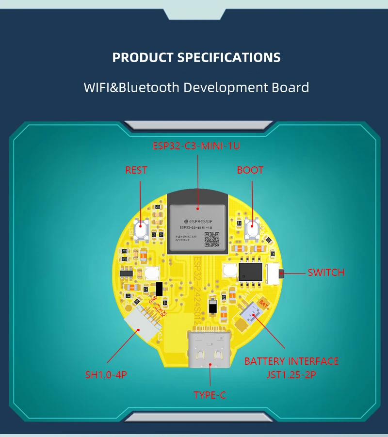 ESP32-2424S012C ESP32 TFT LCD Display IPS Viewing Resolution ...