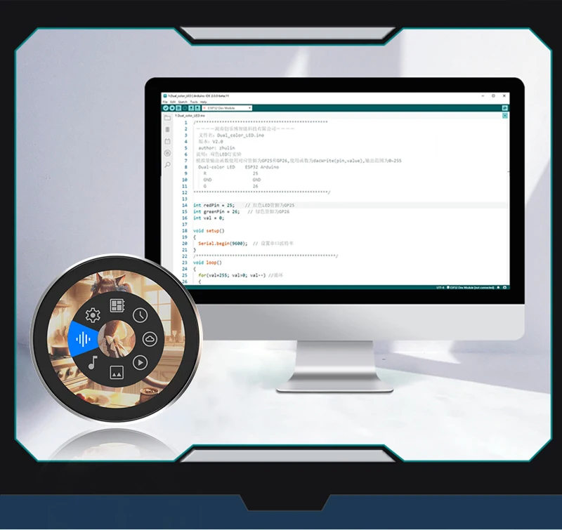 JC3636W518C 5V TFT HMI Display Module with 60° View Angle and ...