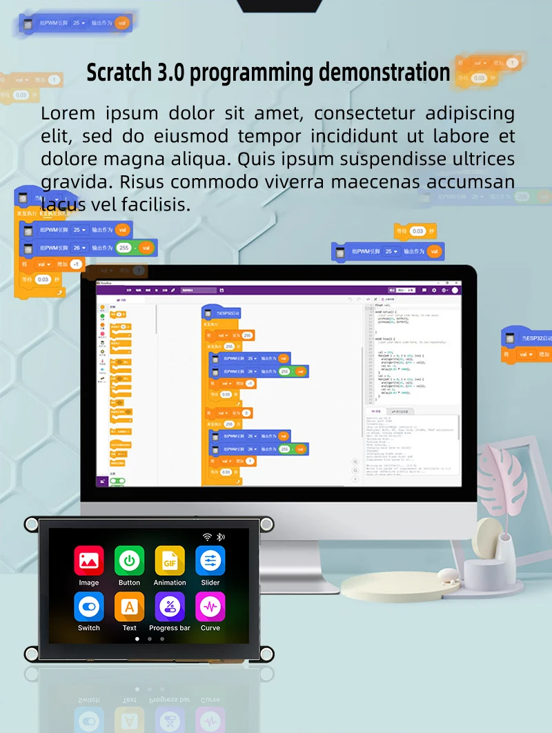 ST3401A Driver Chip Touchscreen Operating Display For Commercial ...