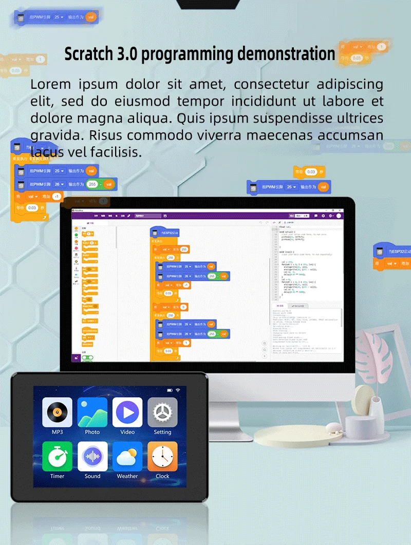 320*480 Resolution IPS View HMI Display Module For Industrial Environment