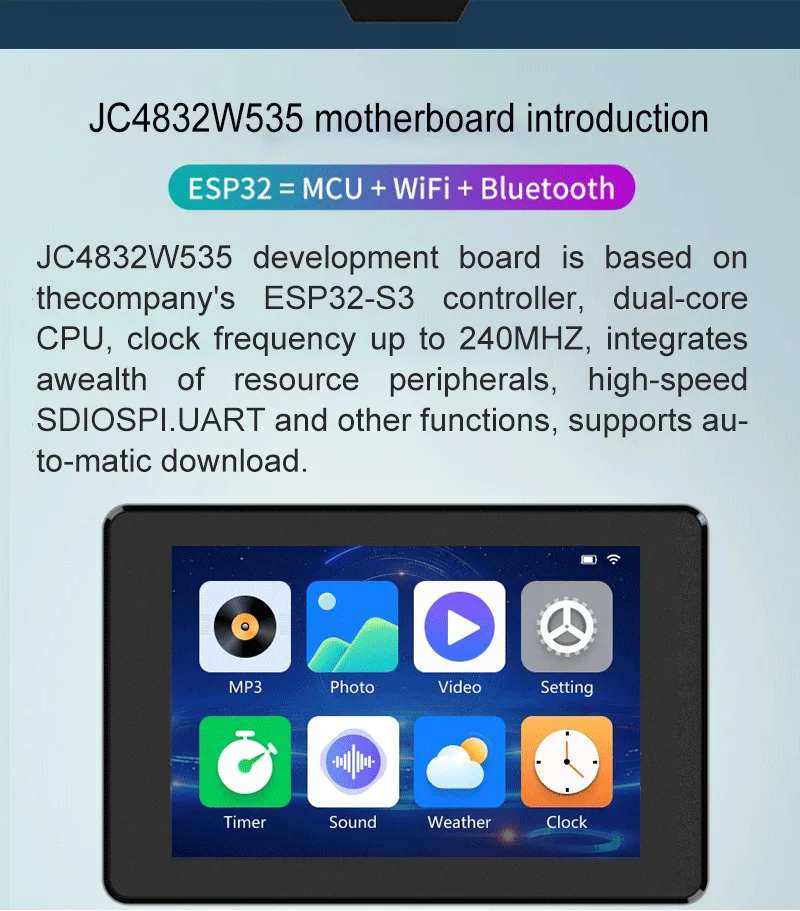 RGB 65K Color TFT LCD Display Module with 4.3 320*480 Resolution