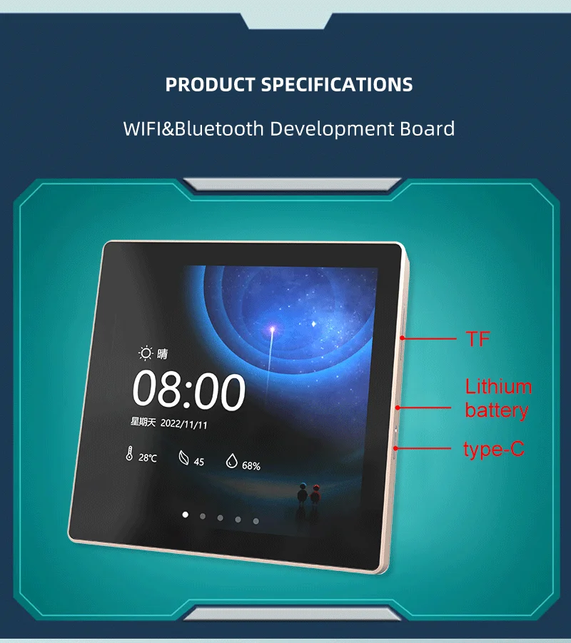 4.0Inch ESP32 Display Unit SKU ESP32-4848S040C I for Versatile Display ...