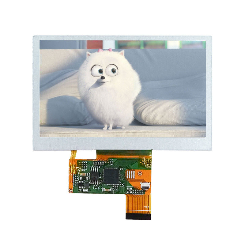 4.3 Inch HMI IPS LCD Module COF Thin 800x480 Lcd Display Without Touch ...
