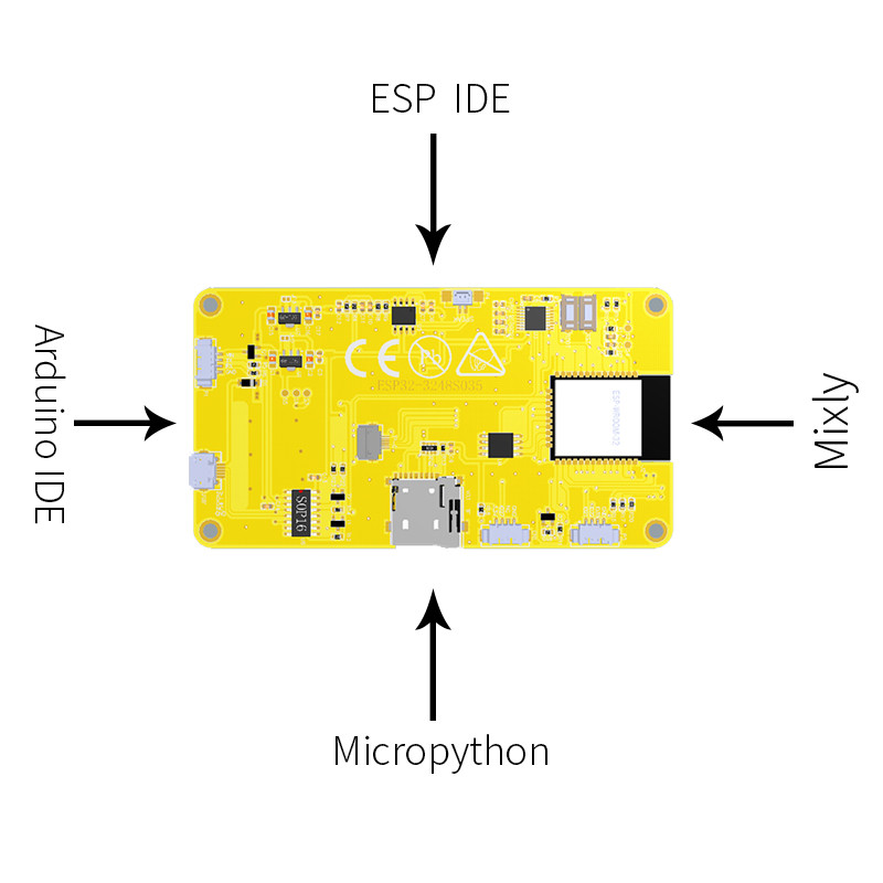 35 Inch Esp32 Display Module 320x480 Tft Lcd Screen Module Lvgl Development Board