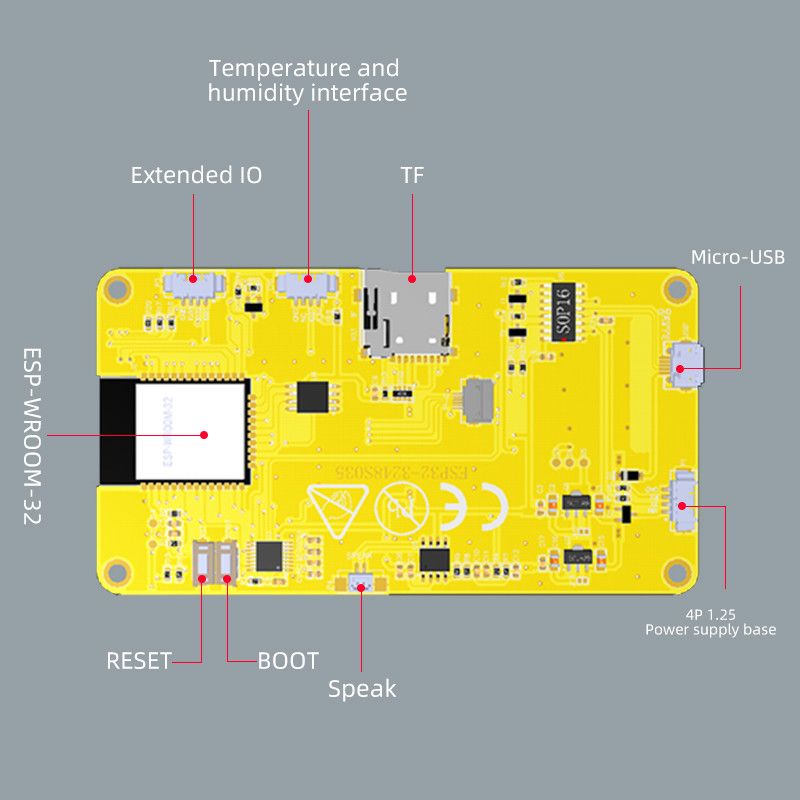 35 Inch Esp32 Display Module 320x480 Tft Lcd Screen Module Lvgl Development Board