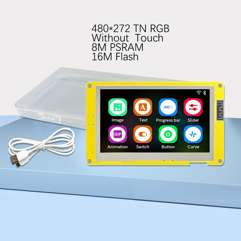 ESP32-S3 Tft Lcd Module 480*270 HMI 4.3 Inch Tft Lcd Display Arduino LVGL