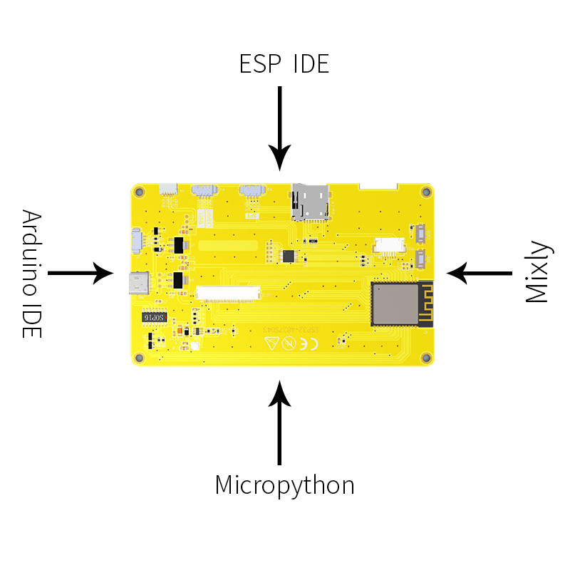 ESP32-S3 Tft Lcd Module 480*270 HMI 4.3 Inch Tft Lcd Display Arduino LVGL