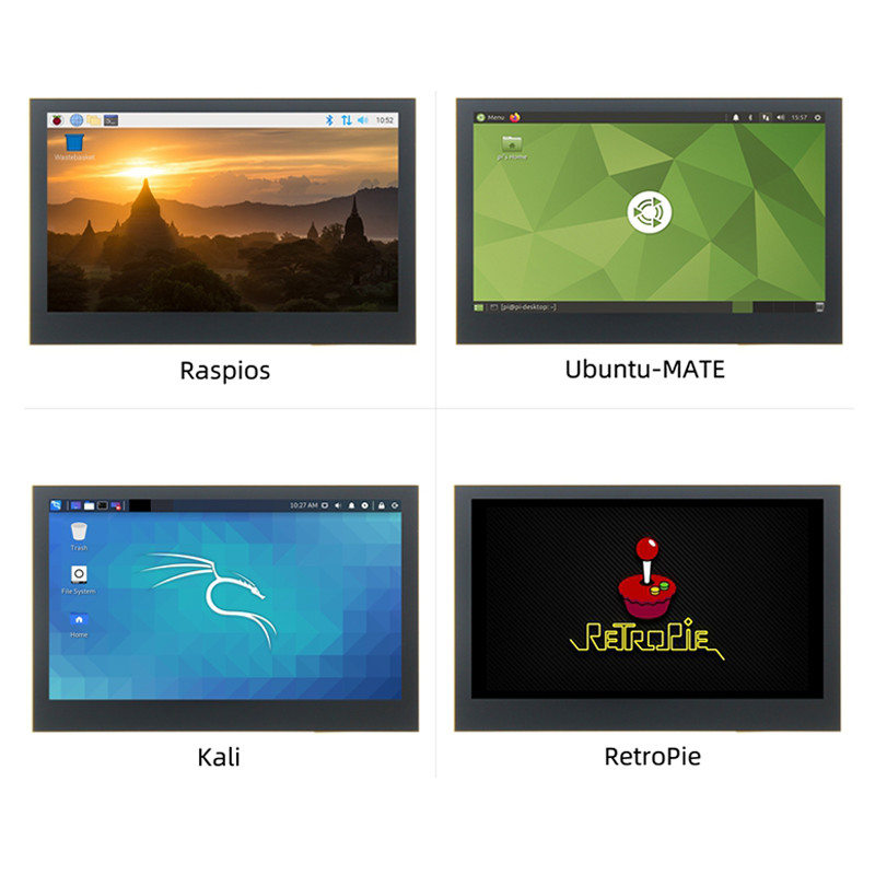 5 0 Inch Raspberry Pi Module 800 480 Mipi Ips Tft Dsi Multi Touch Lcd Module