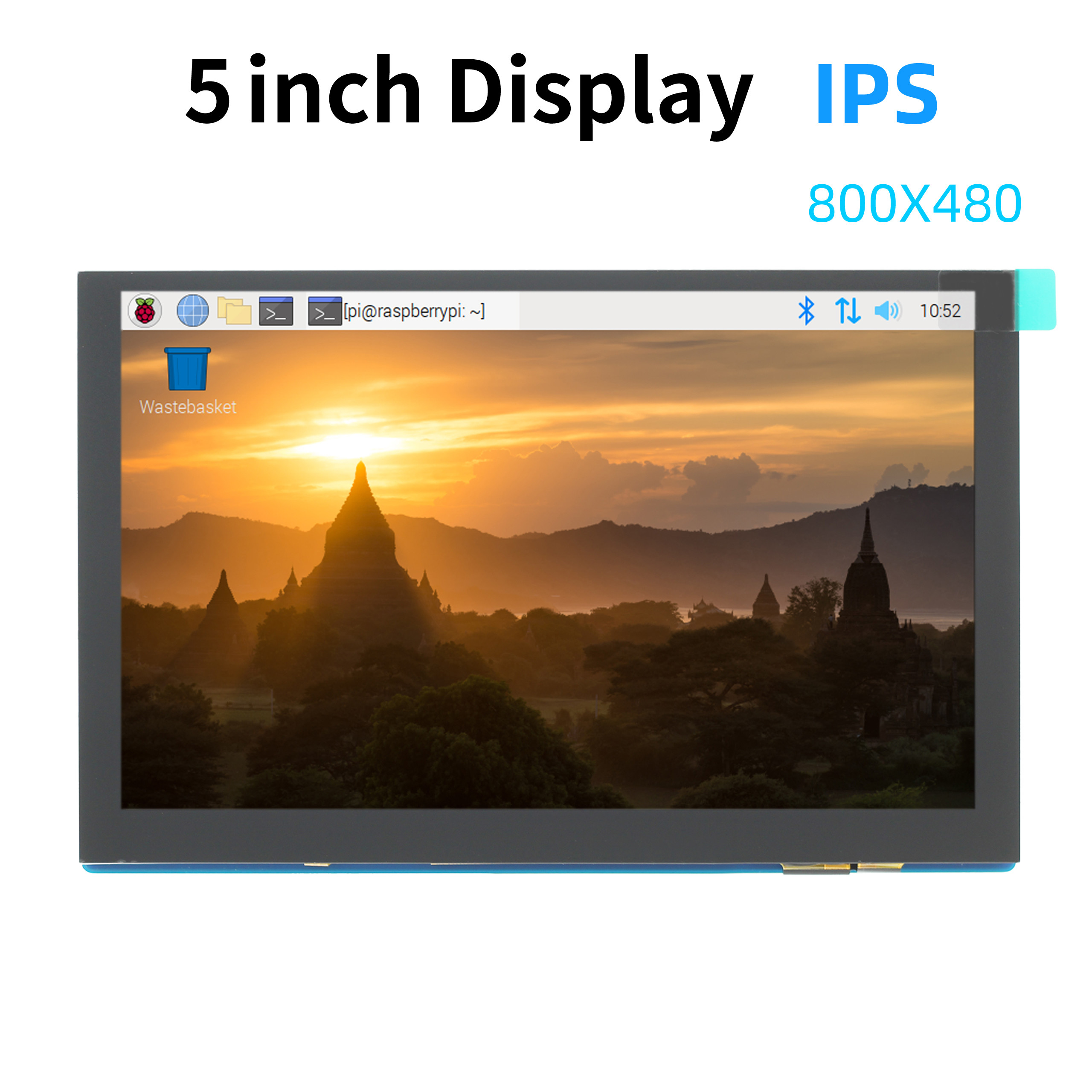 5 0 Inch Raspberry Pi Module 800 480 Mipi Ips Tft Dsi Multi Touch Lcd