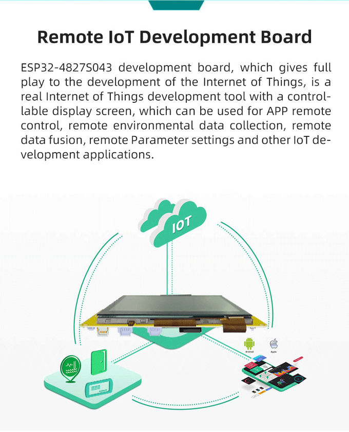 4.3 Inch ESP32 Display Module 800*480 IPS LVGL LCD TFT Module RGB 4.3 Inch ESP32 Display Module 800*480 IPS LVGL LCD TFT Module RGB
