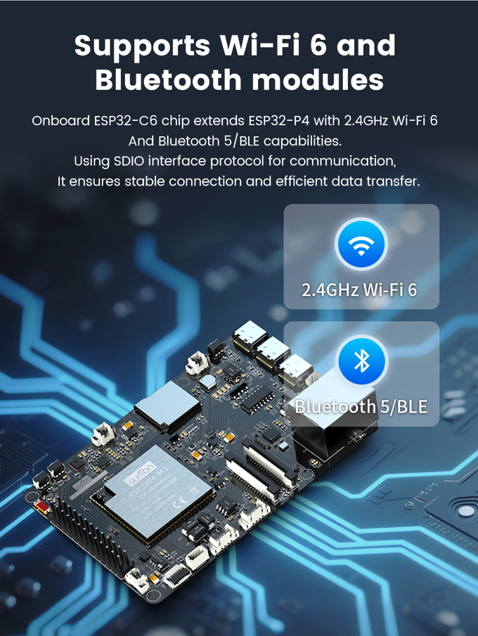 JC-ESP32P4-M3-DEV Versatile ESP32 Display Module with CSI/DSI/USB2.0 Interfaces and 5V Operating ...